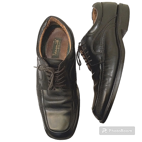 Tansmith | Shoes | Tinsmith Casual Dress Shoes Formal Black Sleek ...